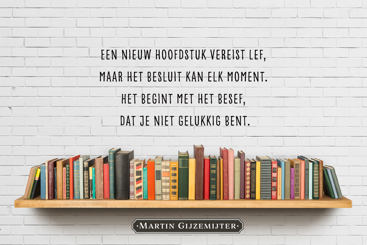 Gedicht:Een nieuw hoofdstuk - Dichtgedachten #1400 - Martin Gijzemijter