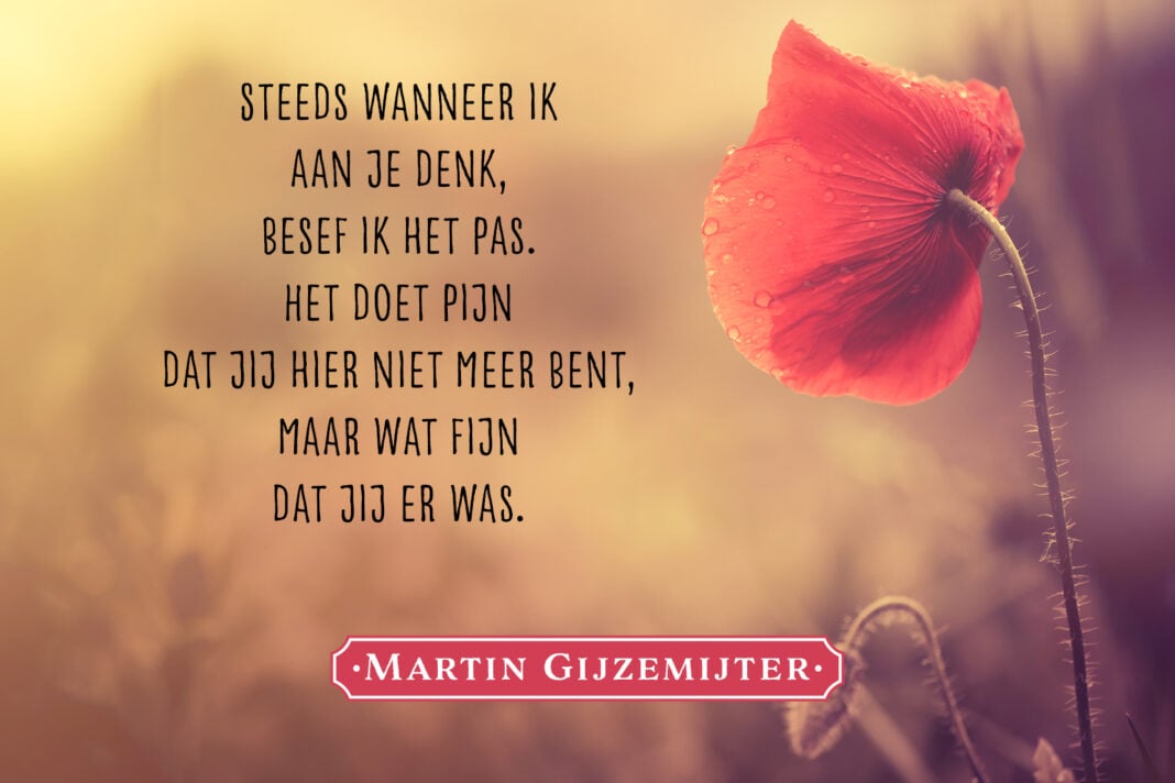 Wat Fijn Dat Jij Er Was Dichtgedachten 052 Martin Gijzemijter