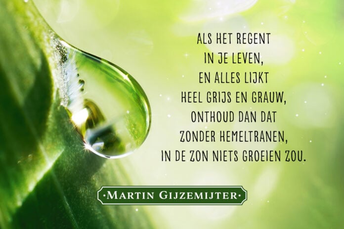 Gedichten - Martin Gijzemijter - De juiste woorden op het juiste moment